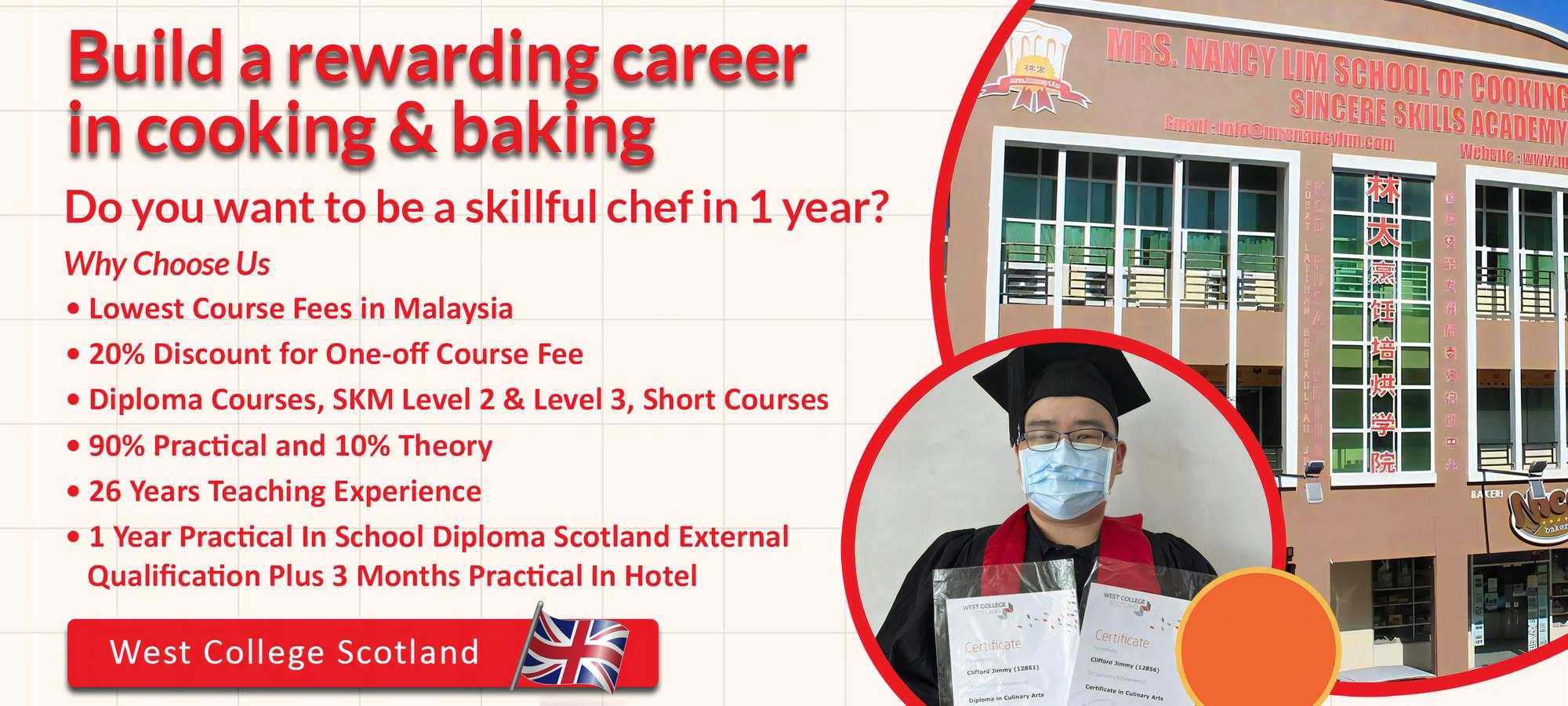 Sabah School Of Cooking and Baking | Mrs. Nancy Lim
